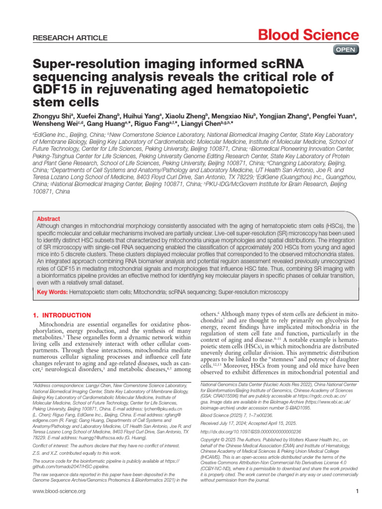 Super Resolution Imaging Informed Scrna Sequencing.18 | PDF | Cell ...