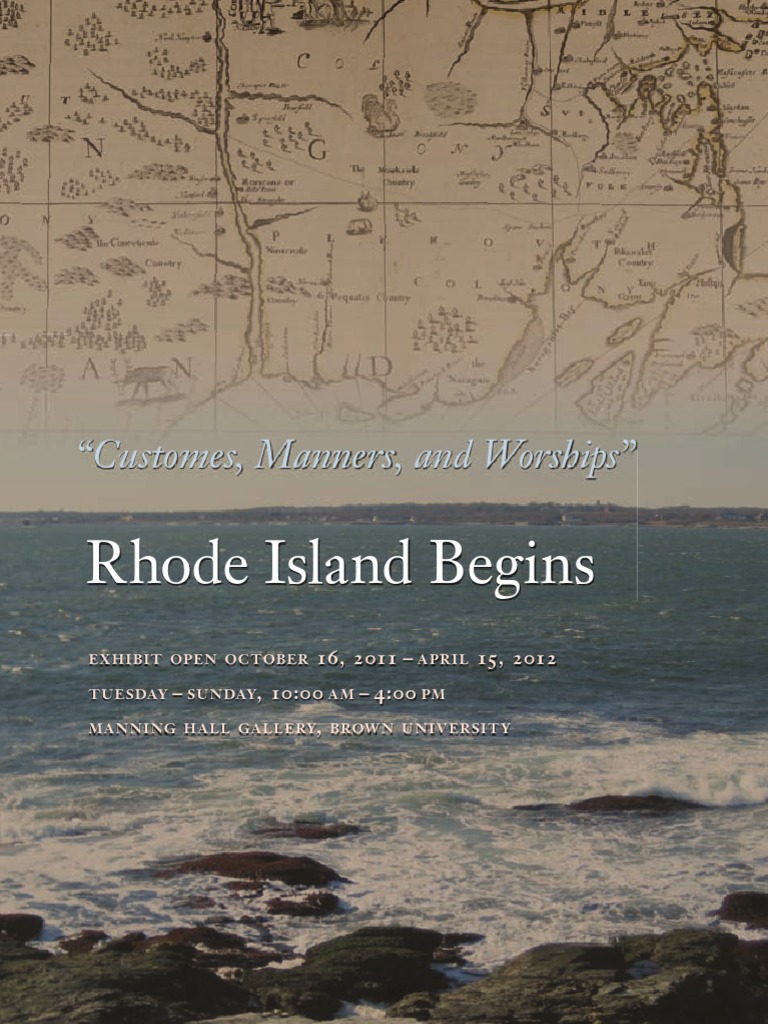 Rhode Island Begins Exhibit Catalog | PDF | Rhode Island | Native ...
