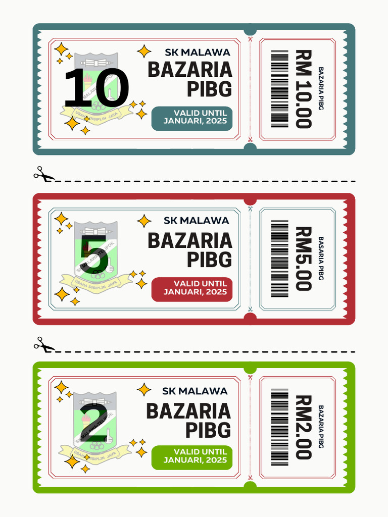 Kupon Bazaria Pibg SK Malawa | PDF