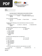 Turkish Language YOS - 2020 Paper | PDF | Test (Assessment) | Geometry