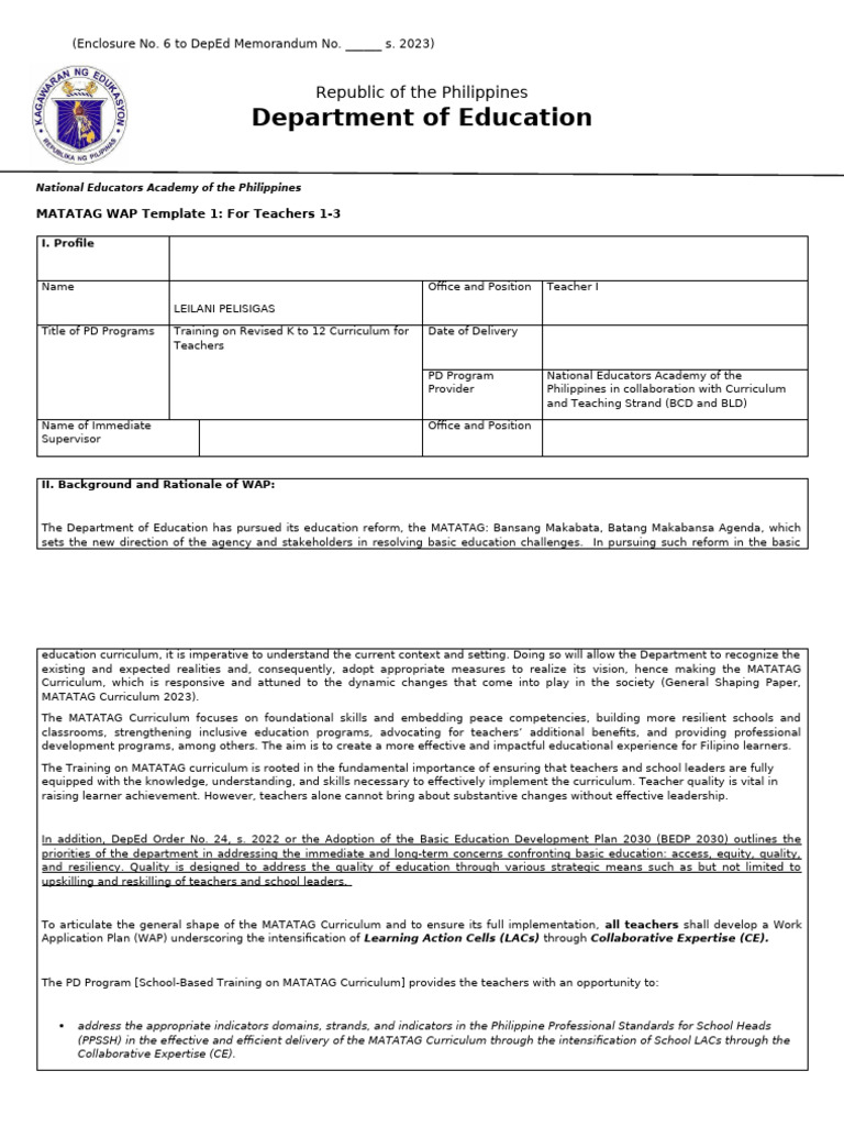 Sample Wap For t1 t3 | PDF | Learning | Human Communication