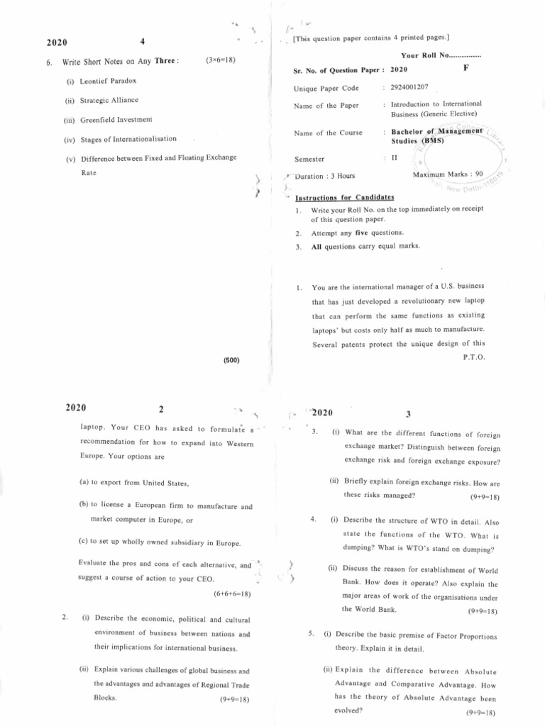 BMS GE - Introducti 276WyxW | PDF | Economies | Business