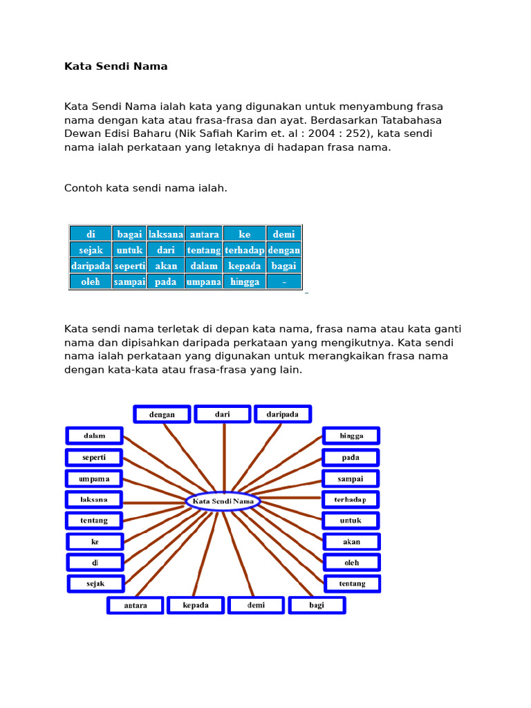 Kata Sendi Nama | PDF