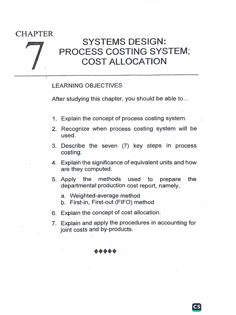 Cost Acctg. CTRL Chapter7 | PDF