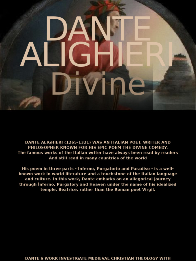Dante Alighieri - Divine Comedy - PPTX 2 | PDF | Divine Comedy | Dante Alighieri