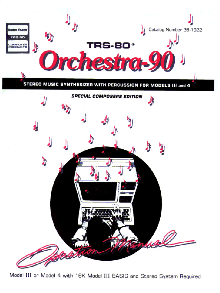 TRS-80-Orchestra-90 Manual (1983) | PDF