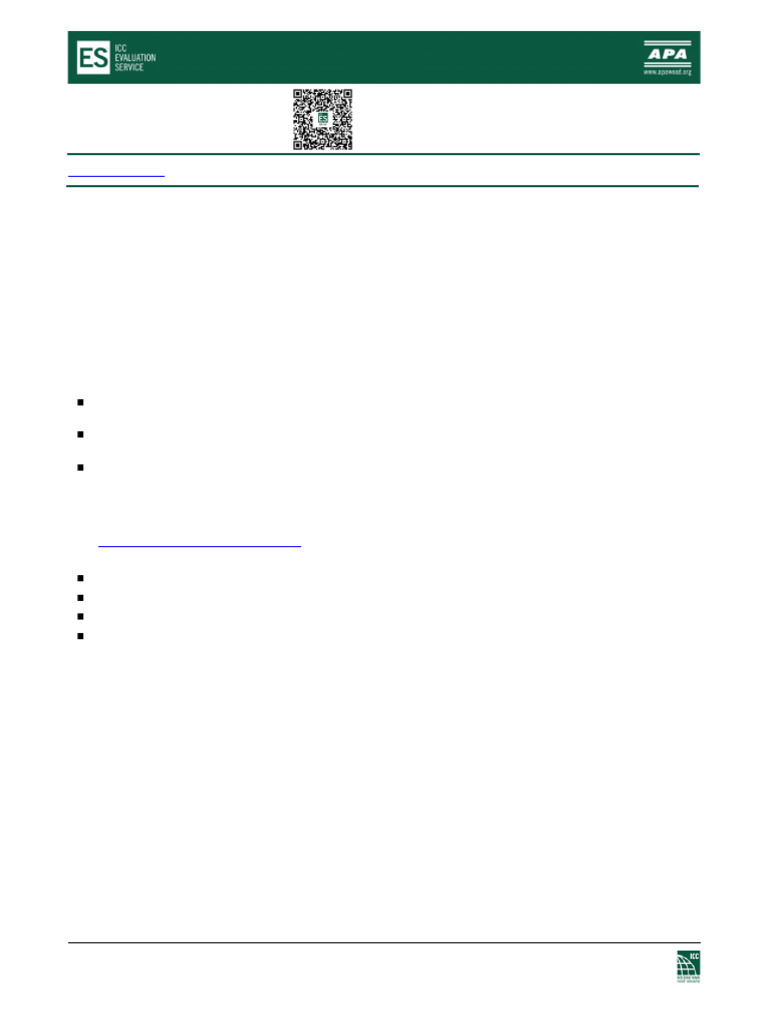 ICC-ES Evaluation Report for BCI I-Joists | PDF | Bending | Wood