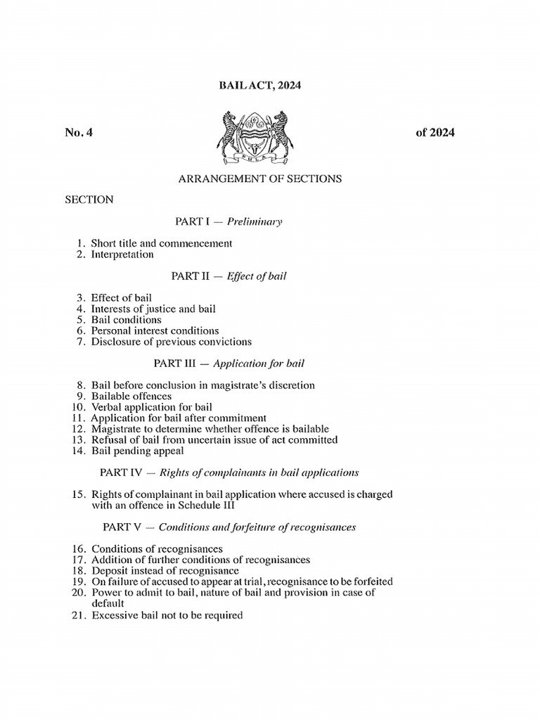 Bail Act | PDF