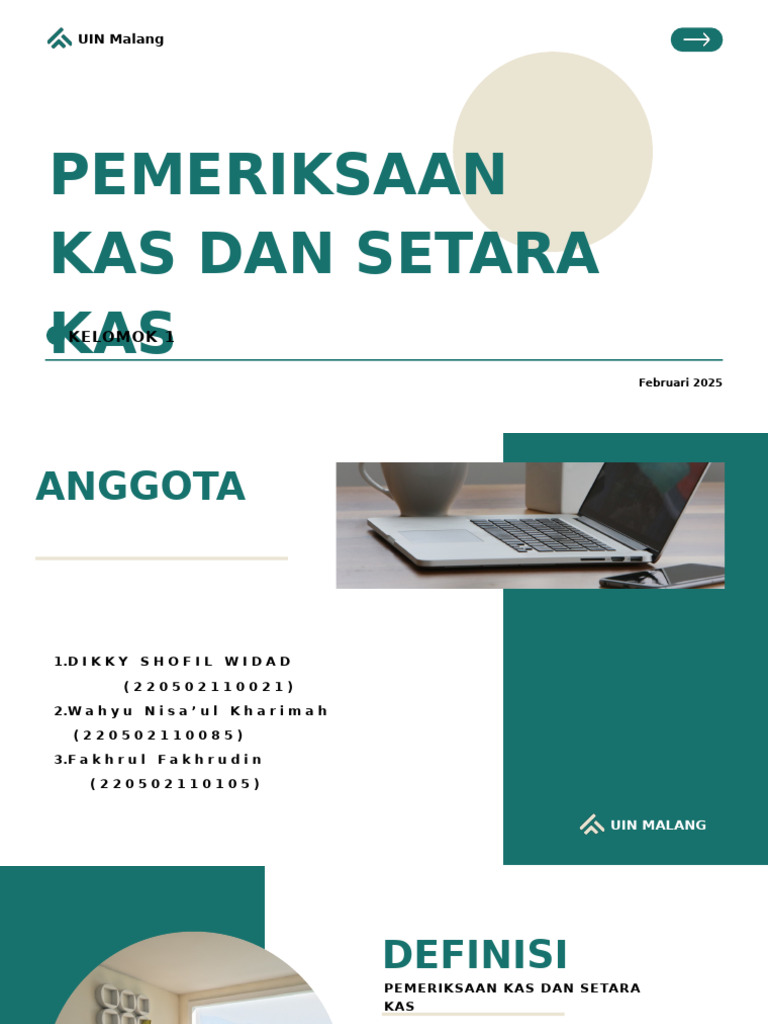 Pemeriksaan Kas dan Setara Kas UIN Malang | PDF