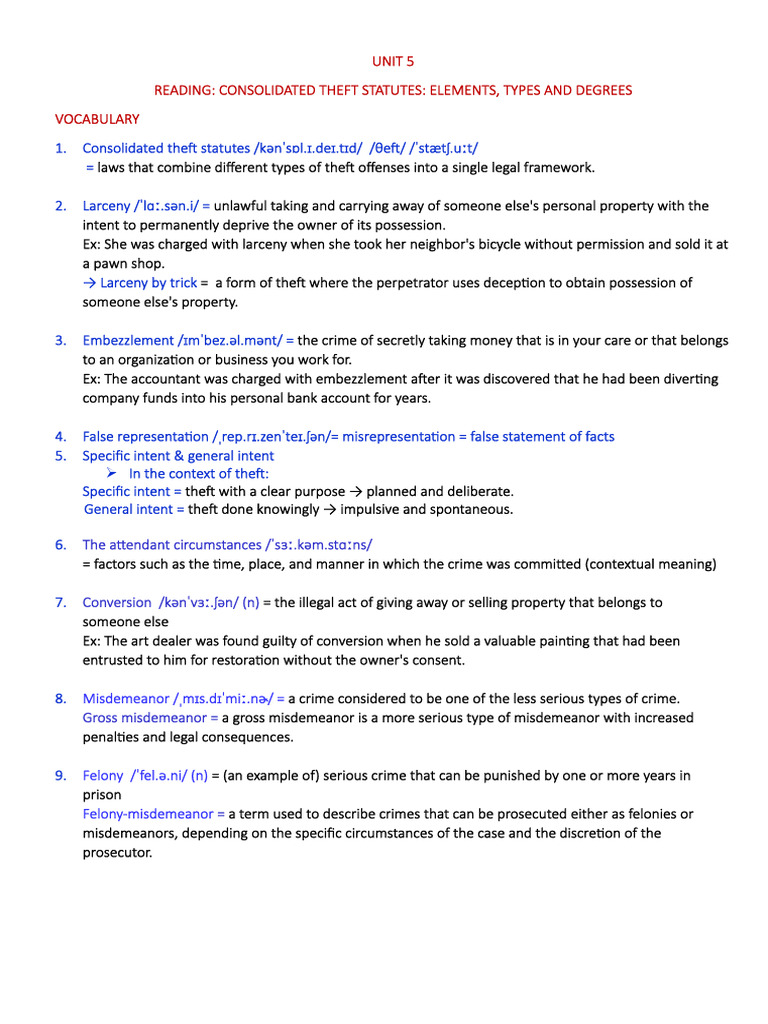(Tacn1) Unit 5 - Vocabulary | PDF