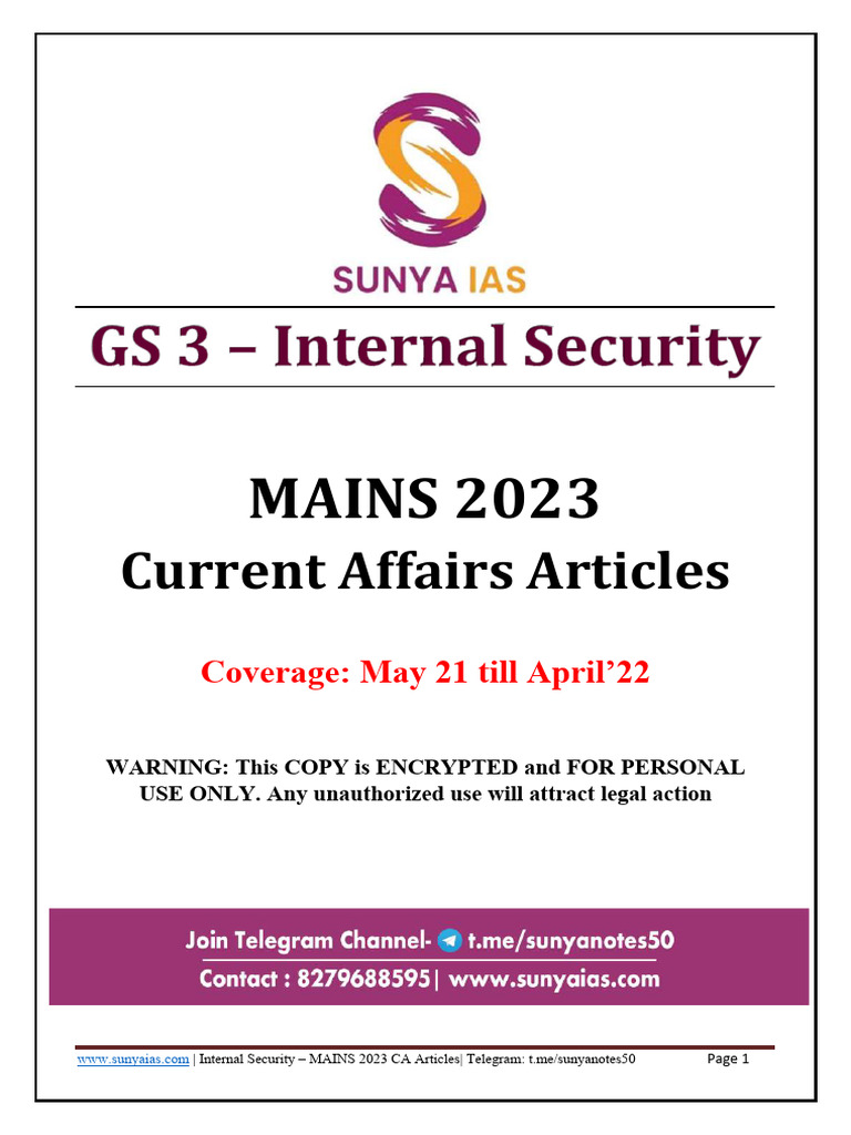 Internal Security | PDF | Computer Security | Security