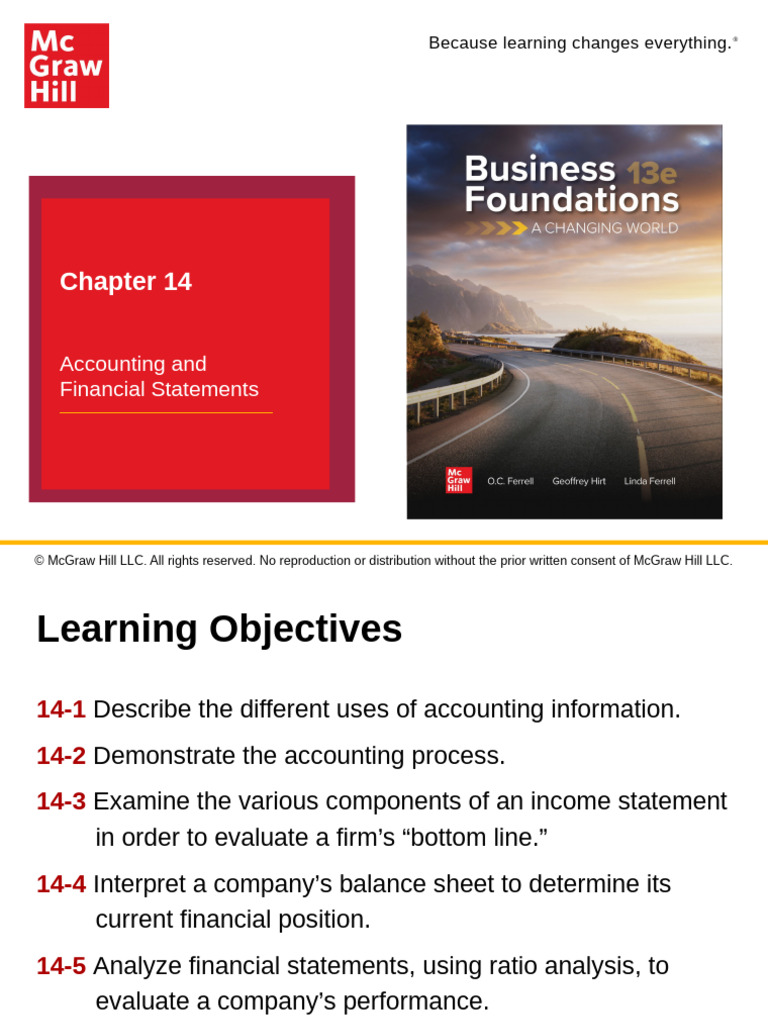 Ferrell 13e PPT Ch14 Accessible | PDF | Equity (Finance) | Expense