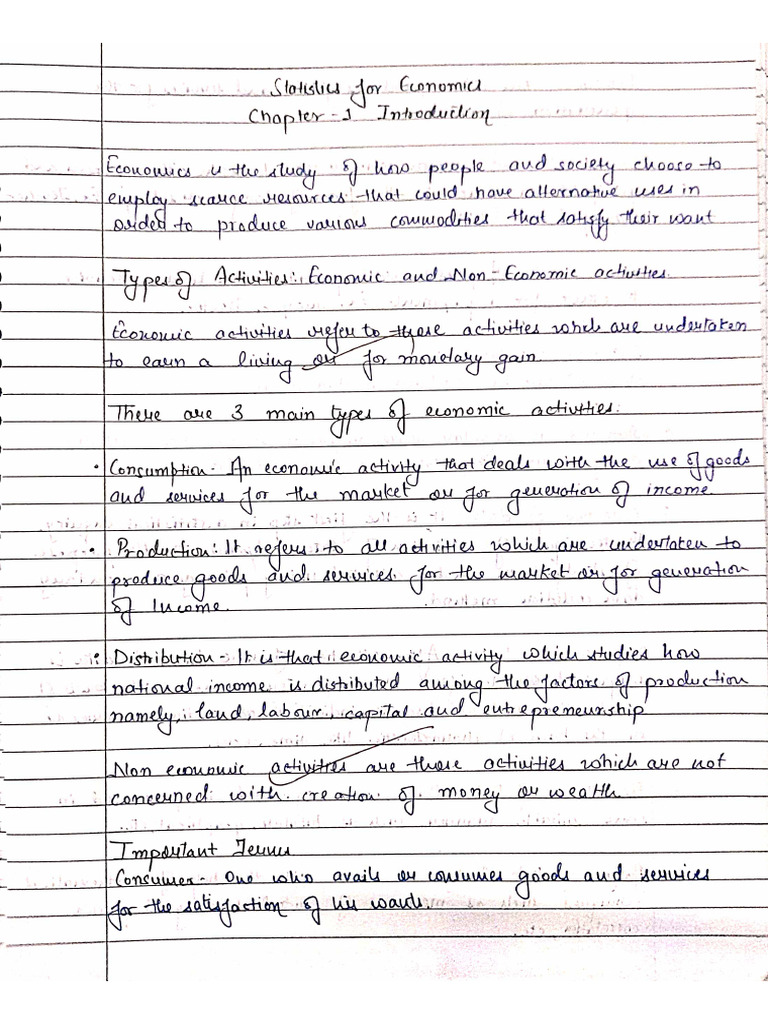 Statistics Chapter1 and 2 | PDF