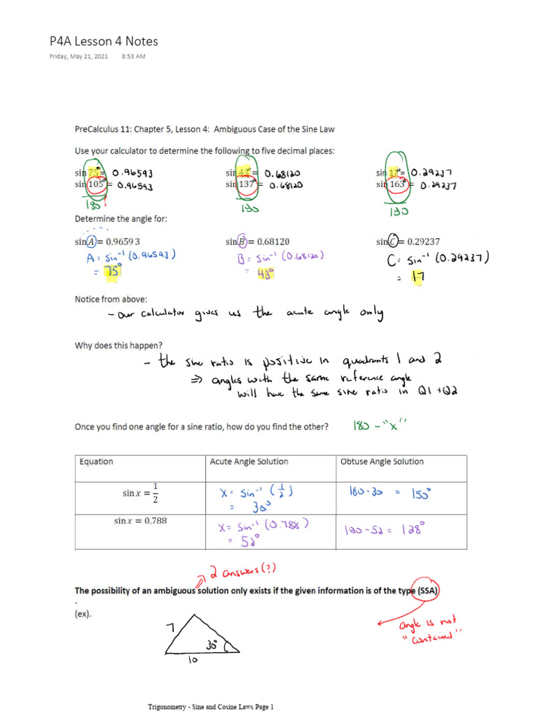 Lesson 5.4 | PDF
