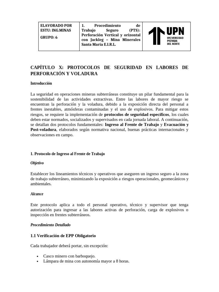 Protocolos Seguridad Extendido | PDF | Minería