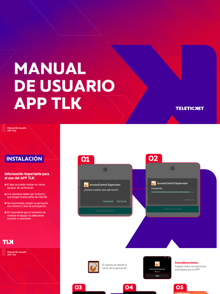 Manual App TLK Actualizado | PDF | Aplicación movil | Informática