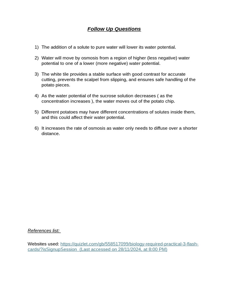 Osmosis Practical Write-Up Guide | PDF