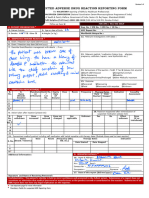 IPC ADR Reporting Form | PDF | Pharmacovigilance | Health Care