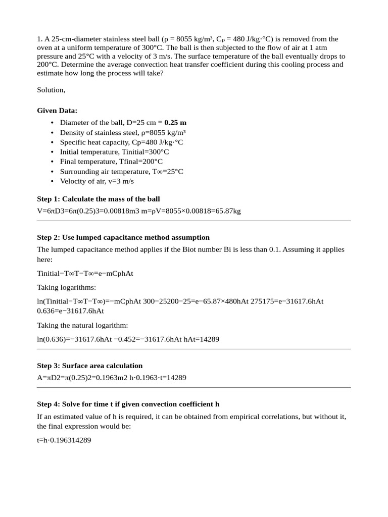 Heat Transfer Calculations for Exchangers | PDF | Heat Exchanger | Heat ...
