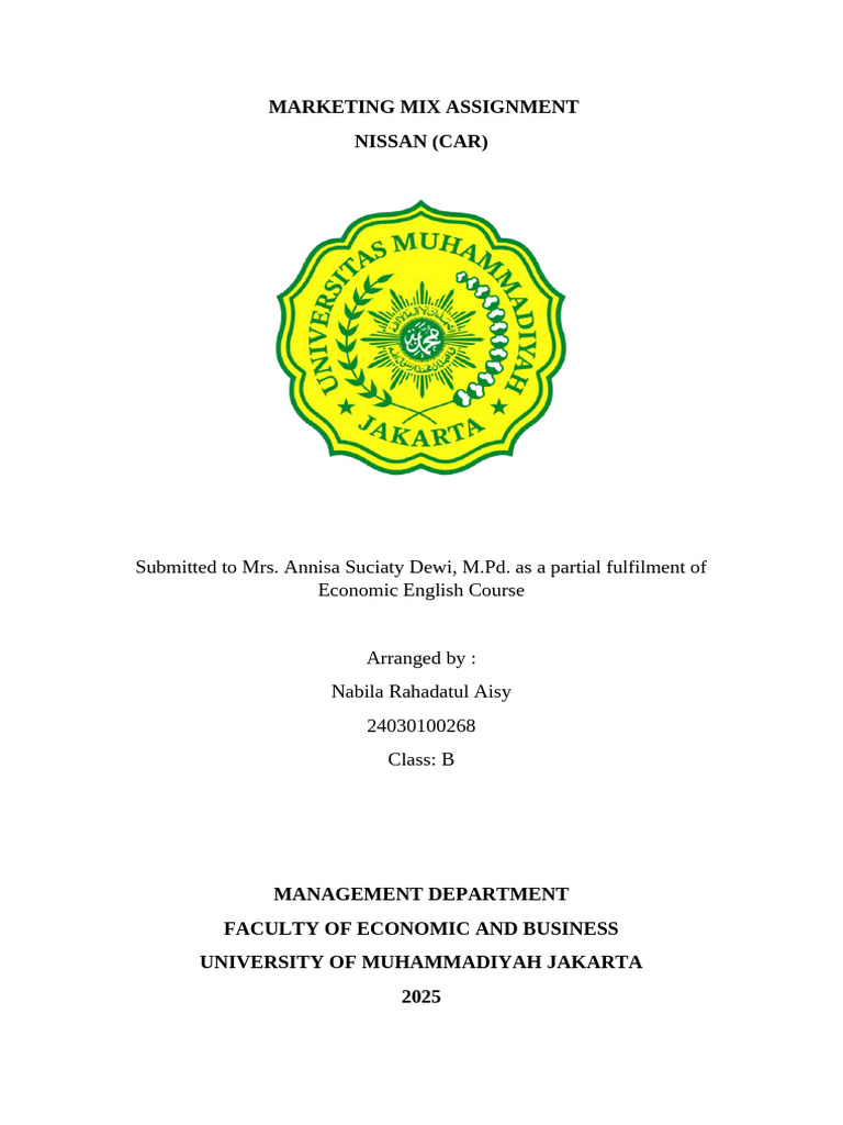 Marketing Mix Assignment | PDF