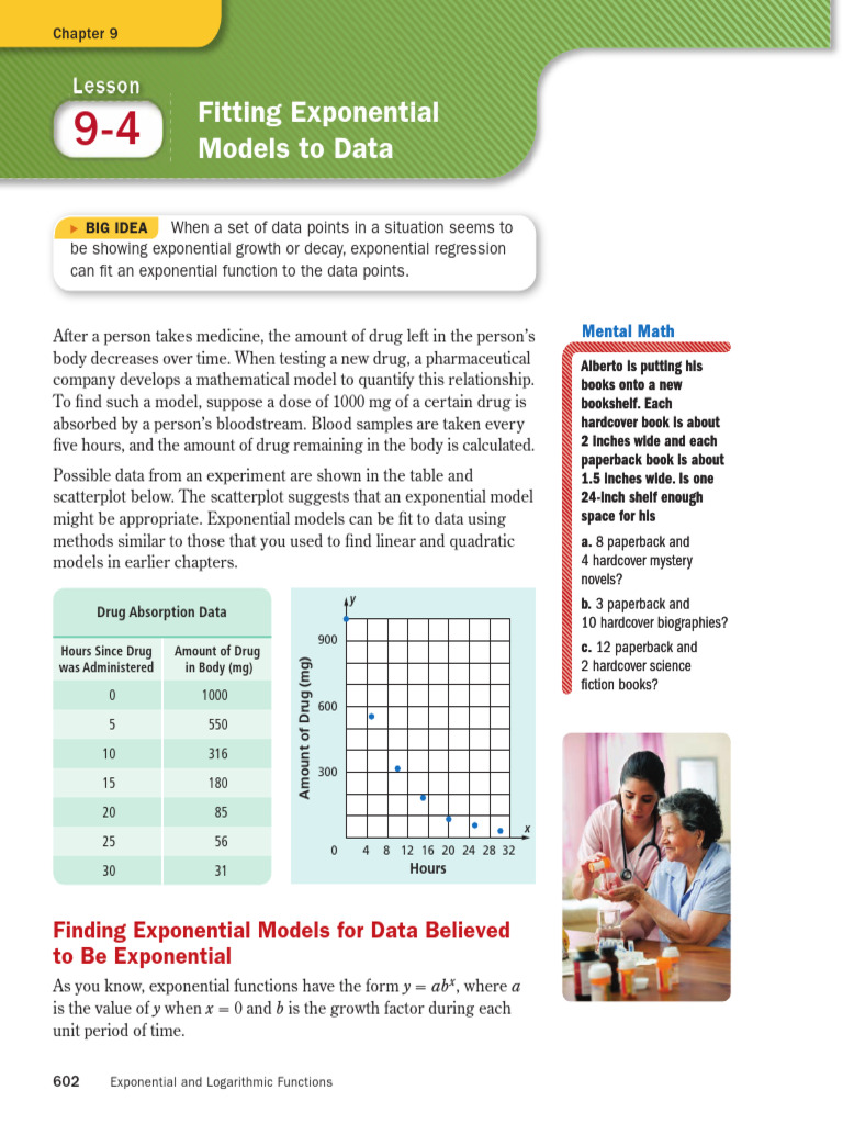 Fitting Exponential Models To Data Pdf Exponential Function