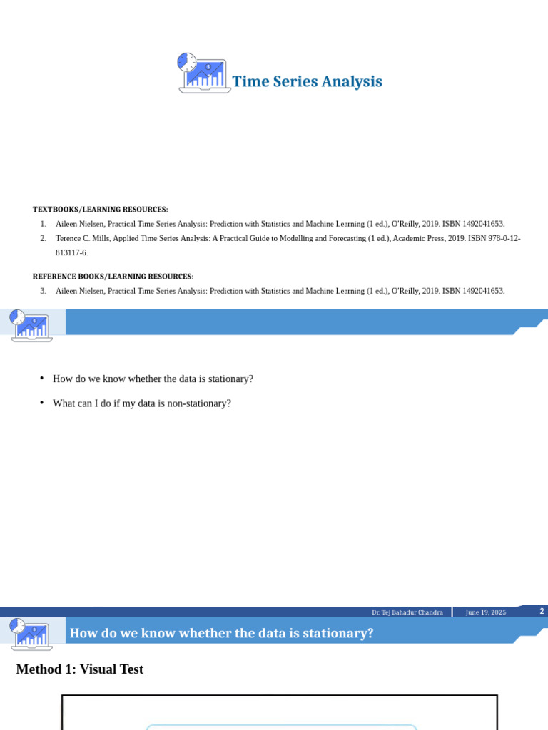 M1 - L3 (Stationary and Non Stationary Data) | PDF | Stationary Process | P Value