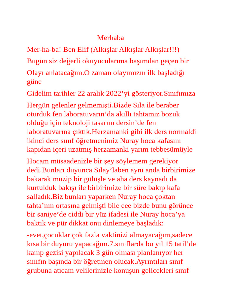 Elif'in Sakın Açma | PDF