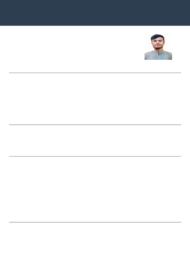 Murad Hasan Stylish CV | PDF