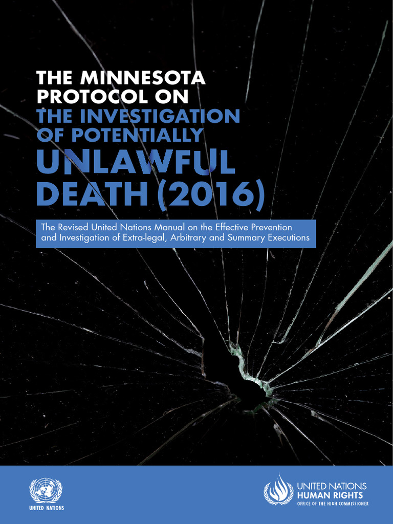 Protocolo de Minnesota Sobre La Investigación de Muertes Potencialmente ...