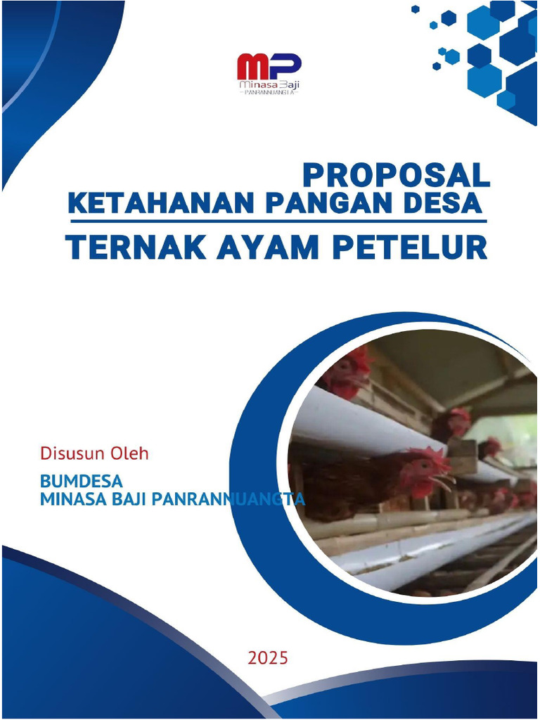 Proposal Pengadaan Kandang Ayam Petelur | PDF
