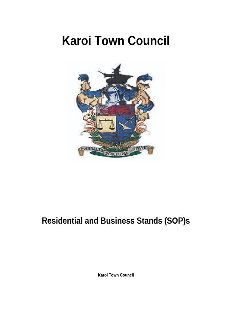 Karoi Town Council Land Allocation Procedures | PDF | Lease | Government