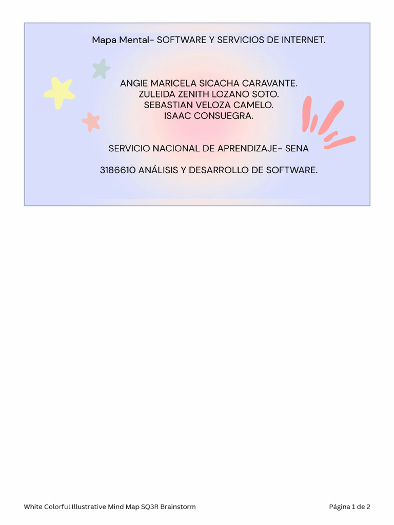 Mapa Mental de Sotf-Serv-Inter. | PDF