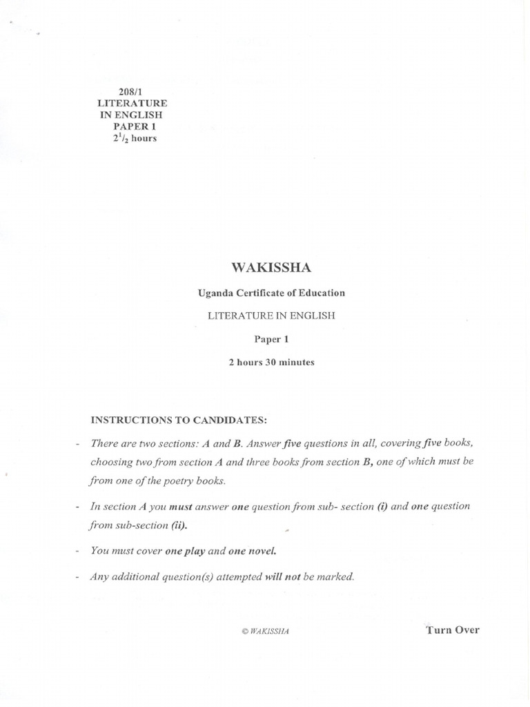 s.4 Literature 1 | PDF