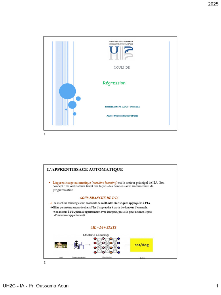 Introduction au Machine Learning | PDF | Apprentissage automatique ...
