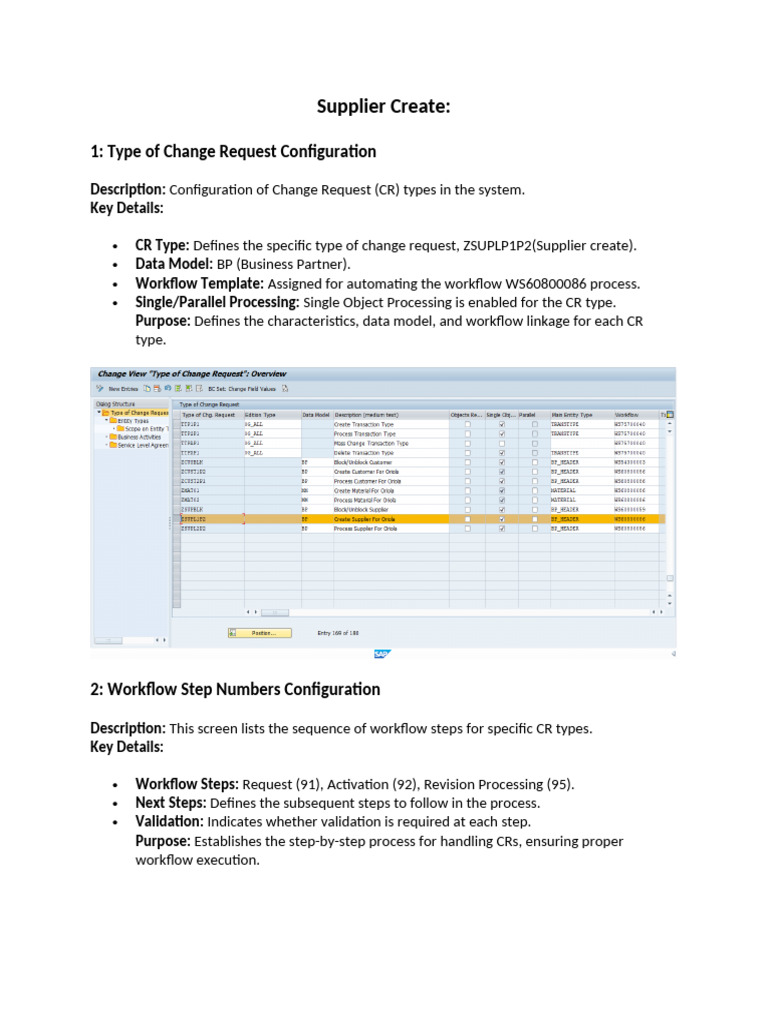 Supplier Create | PDF | Workflow | Data Model