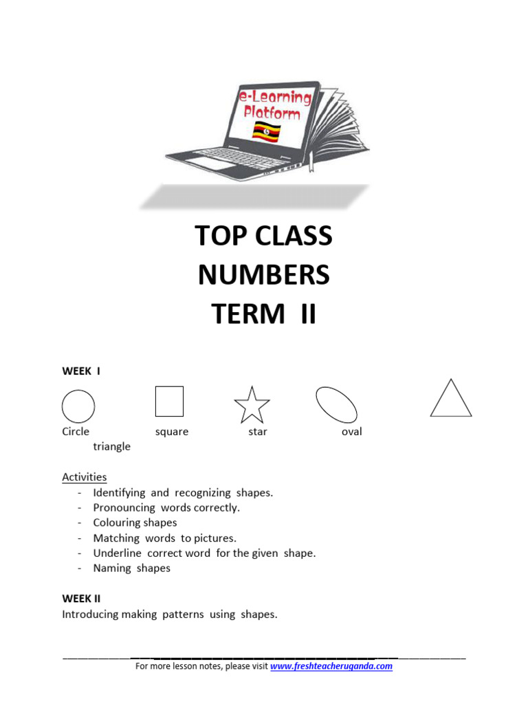 Top Class Numbers Term II Overview | PDF