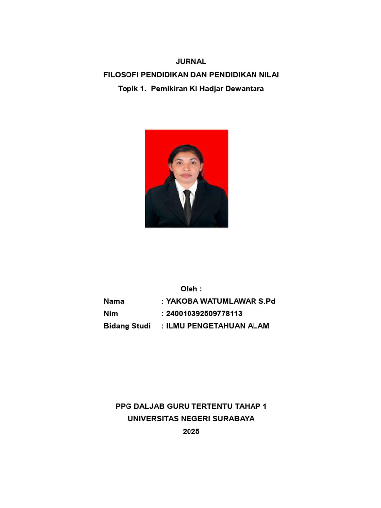 Filosofi Pendidikan Ki Hadjar Dewantara | PDF