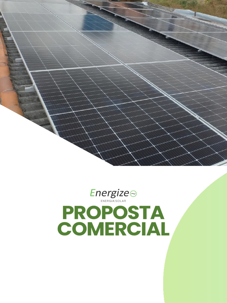 Cópia de Proposta Comercial - Energize | PDF | Fotovoltaica | Painel solar