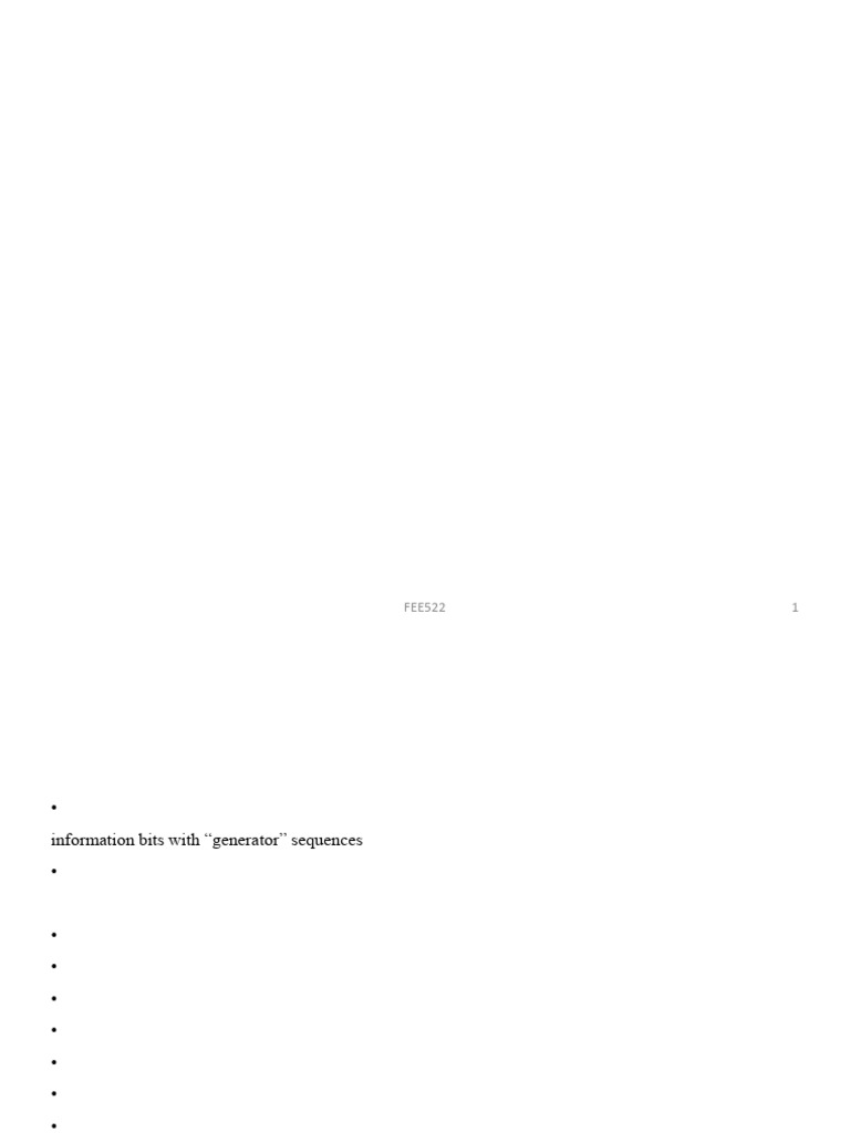 Convolutional Codes 2 | PDF | Theoretical Computer Science | Applied Mathematics