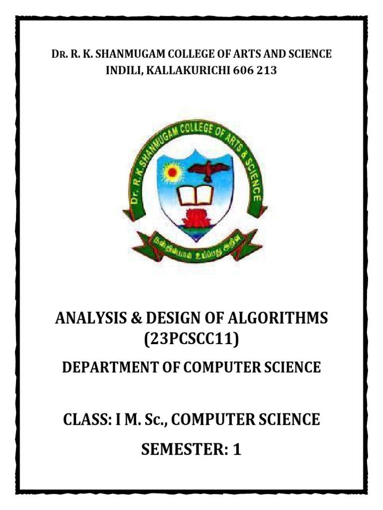 DAA - Unit 5 (PG) | PDF | Matrix (Mathematics) | Mathematical Relations