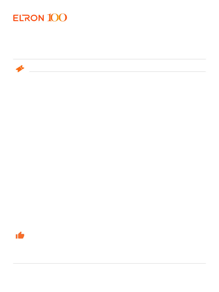 Elron Arve NR 38515106 | PDF