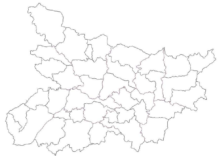 Bihar Blank Map | PDF