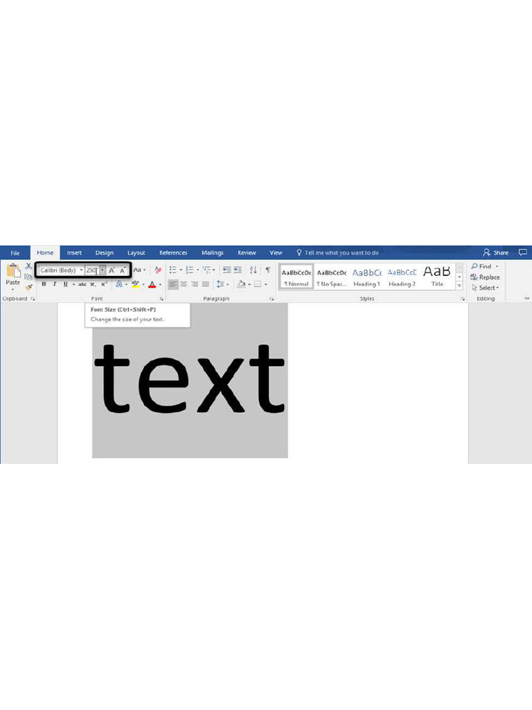 Text Effects Word | PDF