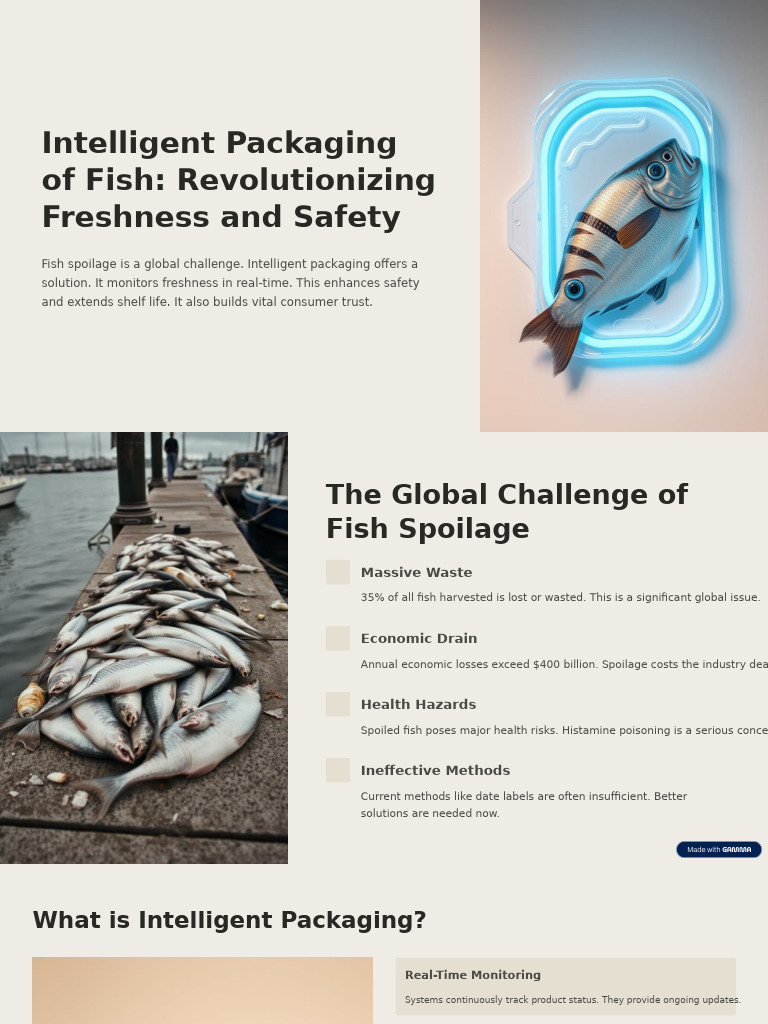 Intelligent Packaging of Fish Revolutionizing Freshness and Safety ...