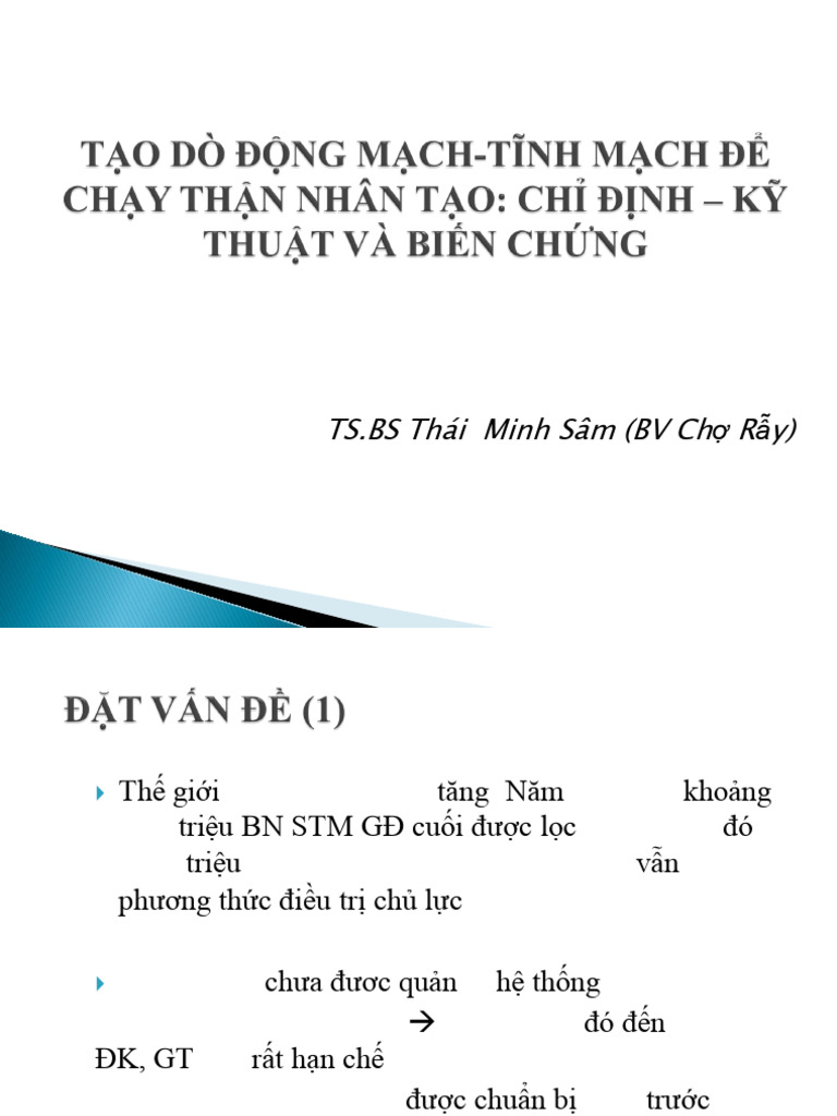 5 Clinician CME - Vascular Access in HD - BS Sam | PDF