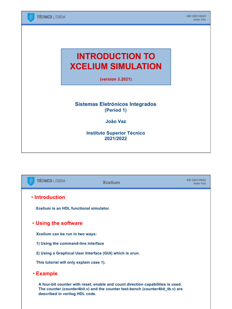 6 Tutorial Xcelium Simulation 2021 Pdf Hardware Description Language Computer Science