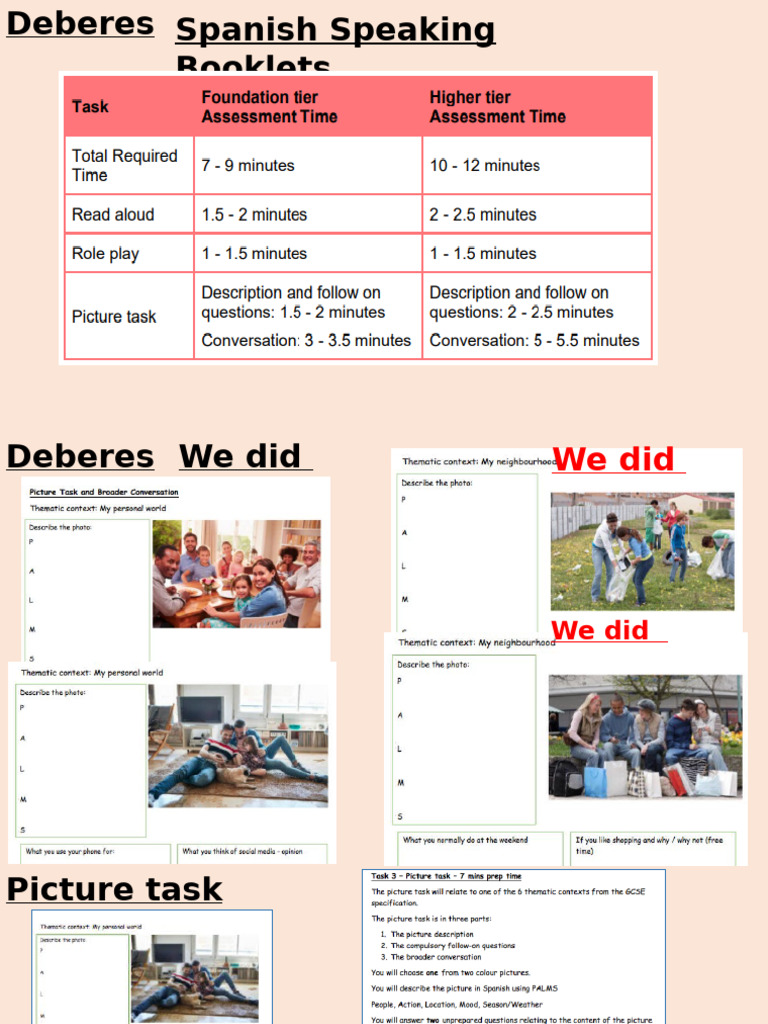 Speaking Booklet Model Answers | PDF