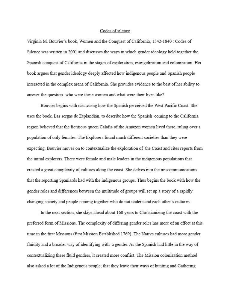 Codes of Silence Book Review - Anna Jerpseth | PDF | California