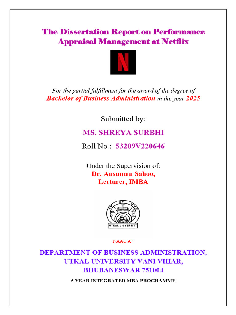 Performance Appraisal Management at Netflix | PDF | Performance ...
