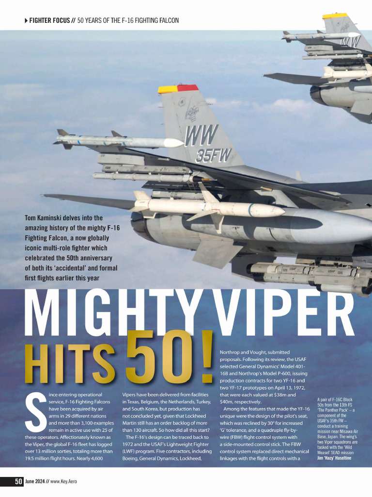 50 Years of The F-16 21 Jun | PDF